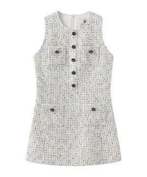 Marissa Chiara Sleeveless Crewneck Dress