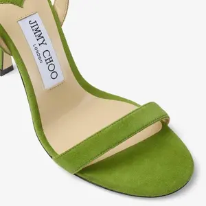 JIMMY CHOO Jenn 100 Slingback Sandals - Clover