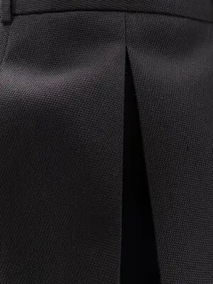 Dior Mid-length Pleated Skirt - Black
