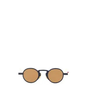 Thom Browne Round Frame Sunglasses - Nude