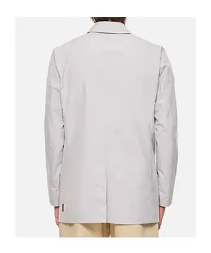 Herno Long Sleeve Button-up Jacket With Classic Collar