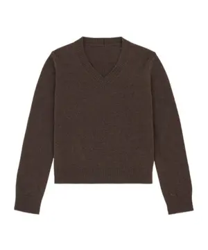 MAISON MARGIELA Wool-blend V-neck Jumper - Brown