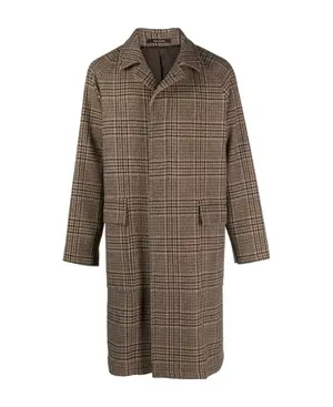 Tagliatore Checked Coats For Men