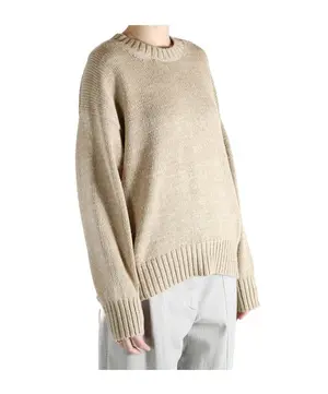 Polo Ralph Lauren Logo Intarsia Knit Sweater - Khaki