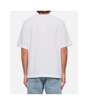 Maison Kitsuné Logo-embroidered Crewneck T-shirt