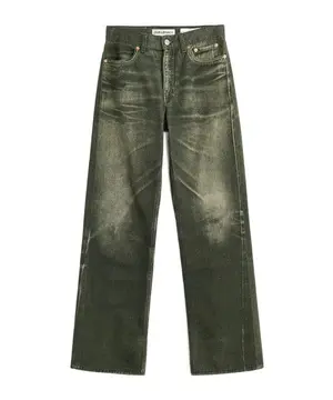 Our Legacy Aurora Print Straight Leg Jeans - No