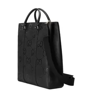 Gucci Jumbo Gg Leather Tote Bag
