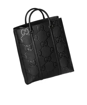 Gucci Jumbo Gg Leather Tote Bag