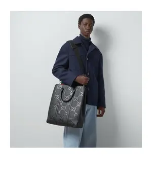 Gucci Jumbo Gg Leather Tote Bag