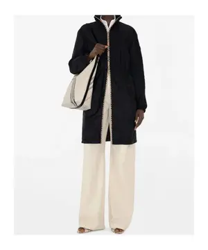 Burberry Zipped Parka With Vintage Check Trim