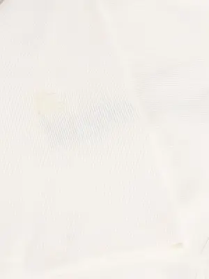 Burberry Ribbed Tank Top With Bow Detail - White