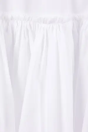 JIL SANDER Pleated Poplin Skirt - No