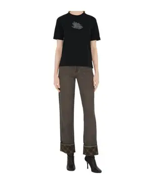 Burberry Paisley Ekd Crewneck T-shirt