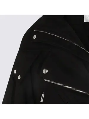 Alaïa Belted Zip Jacket - Black