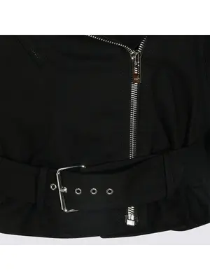 Alaïa Belted Zip Jacket - Black