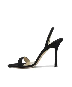 JIMMY CHOO Jenn 100 Slingback Sandals - Black