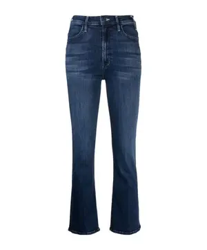 MOTHER The Hustler Mid-rise Ankle Jeans