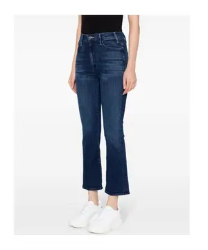 MOTHER The Hustler Mid-rise Ankle Jeans