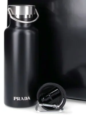 Prada Logo Top Handle Bag