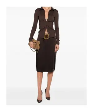 TOM FORD Back Slit Pencil Skirt - No