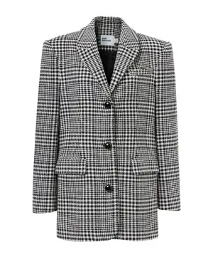 SELF-PORTRAIT Houndstooth Blazer
