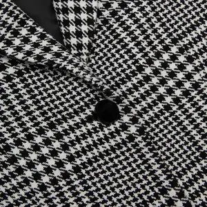 SELF-PORTRAIT Houndstooth Blazer