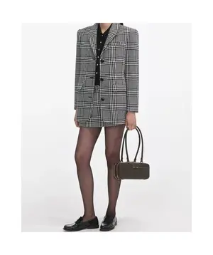 SELF-PORTRAIT Houndstooth Blazer