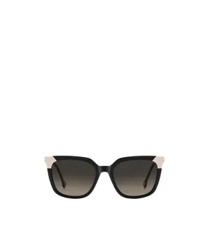 Carolina Herrera Rectangular Frame Full Rim Sunglasses - Black