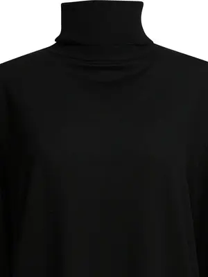 TOTEME Roll Neck Knitted Jumper - Black