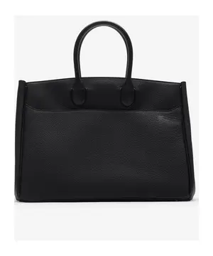 Burberry Rocking Horse Medium Top Handle Bag - Black