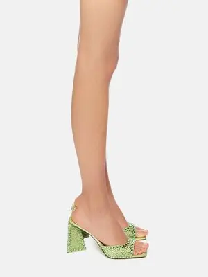 Attico The Mini Devon Embellished Mules