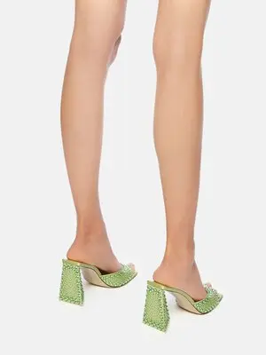 Attico The Mini Devon Embellished Mules