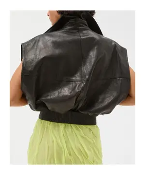 Versace Sleeveless Leather Gilet