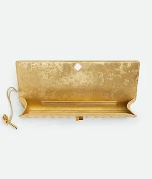 Bottega Veneta Andiamo Clutch Bag - Golden