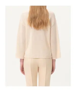 Valentino Garavani Embellished Long-sleeved Jumper - Birch