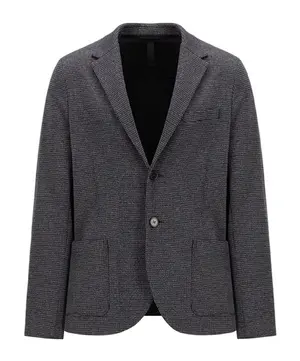 Harris Wharf London Long-sleeved Wool Suit Coat