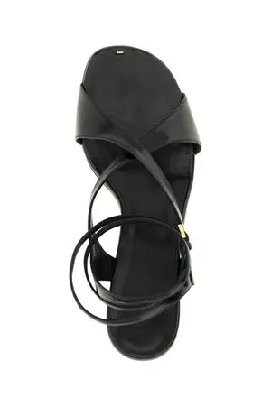 Khaite Liria Ankle Strap Sandals - Black