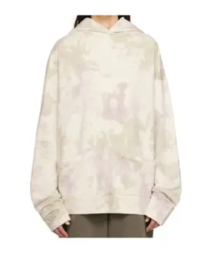 We11Done Tie-dye Hoodie With Graphic Detail