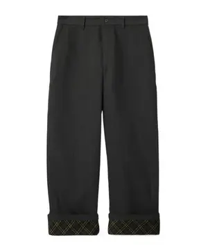Burberry Embroidered Pants For Men