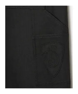 Burberry Logo Embroidered Straight Leg Trousers