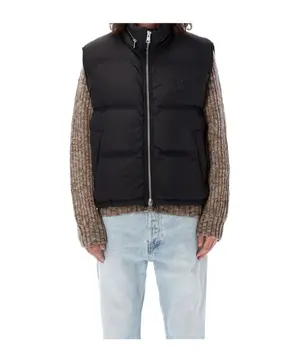 Ami Monogram Patch Puffer Gilet
