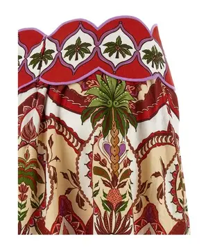 Farm Rio Odara Printed Midi Skirt