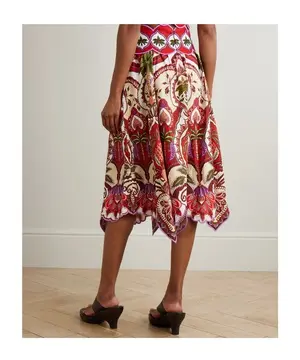 Farm Rio Odara Printed Midi Skirt
