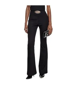 DIESEL® Logo Plaque Flare Pants