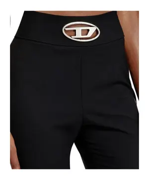 DIESEL® Logo Plaque Flare Pants