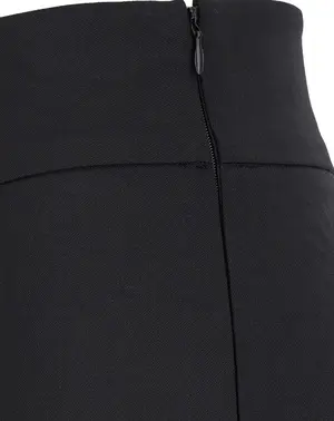 DIESEL® Logo Plaque Flare Pants - Black