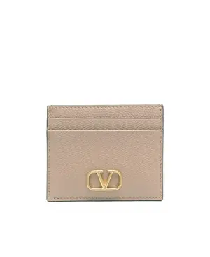 Valentino Garavani Vlogo Plaque Cardholder - Pink