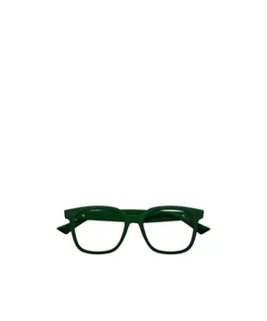 Bottega Veneta Square Frame Eyeglasses - Green