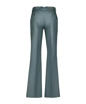 AMI Paris Flared Fit Trousers - Green