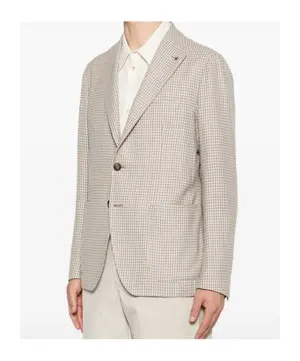Tagliatore Single-breasted Suit Jacket - Nude